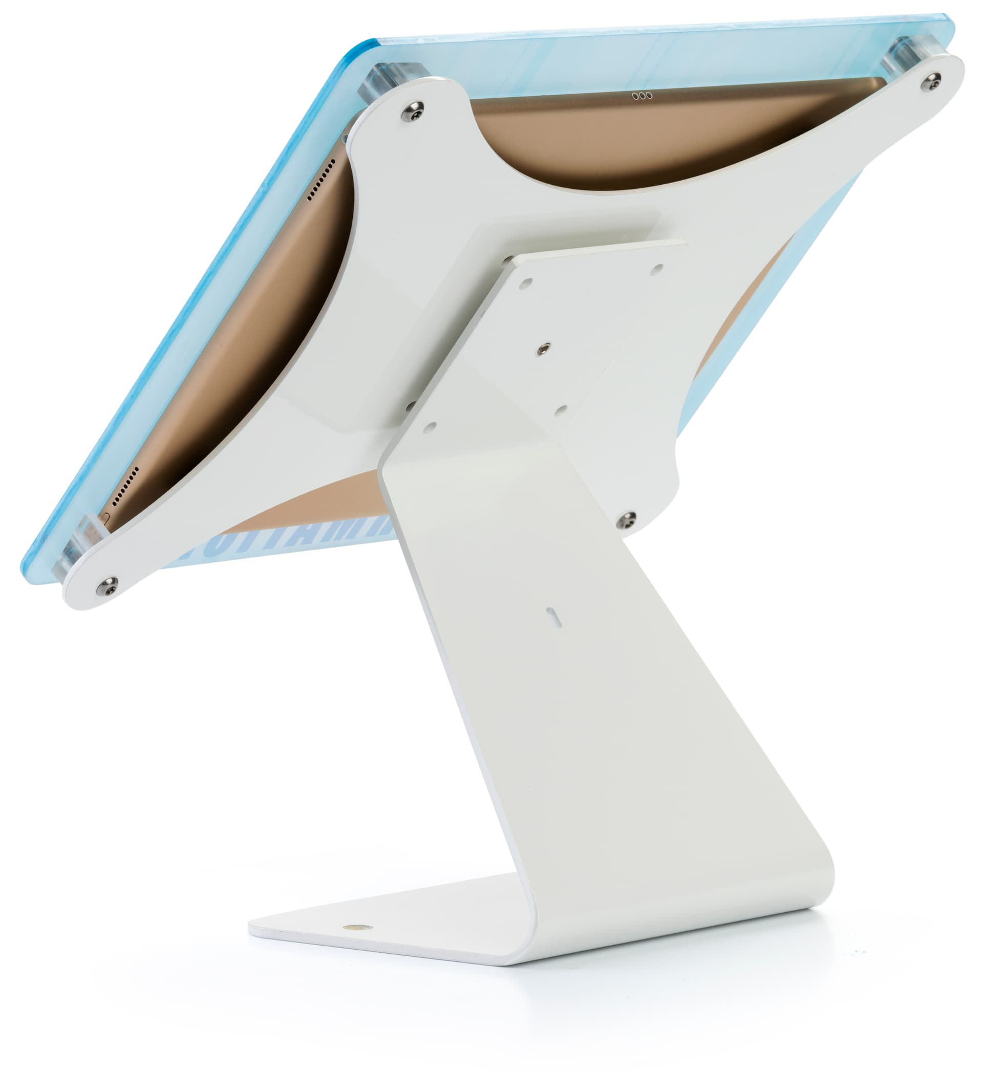 Custom Swiveling iPad Stand | With Personalized Enclosure | Displays2Go