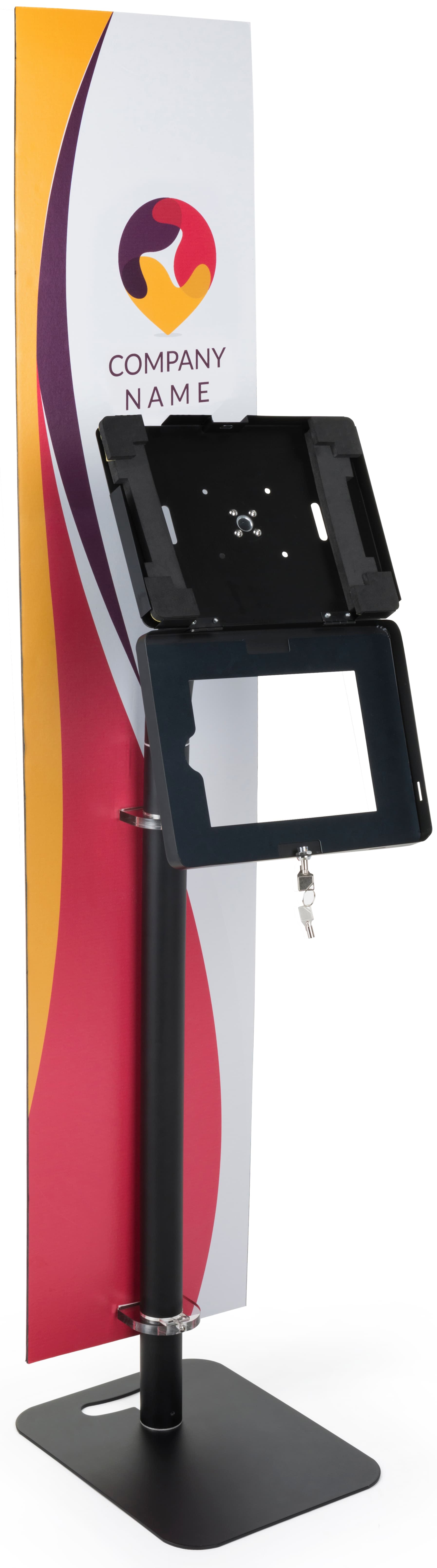Custom Branded Tablet Security Kiosk | Lockable Enclosure | Displays2Go