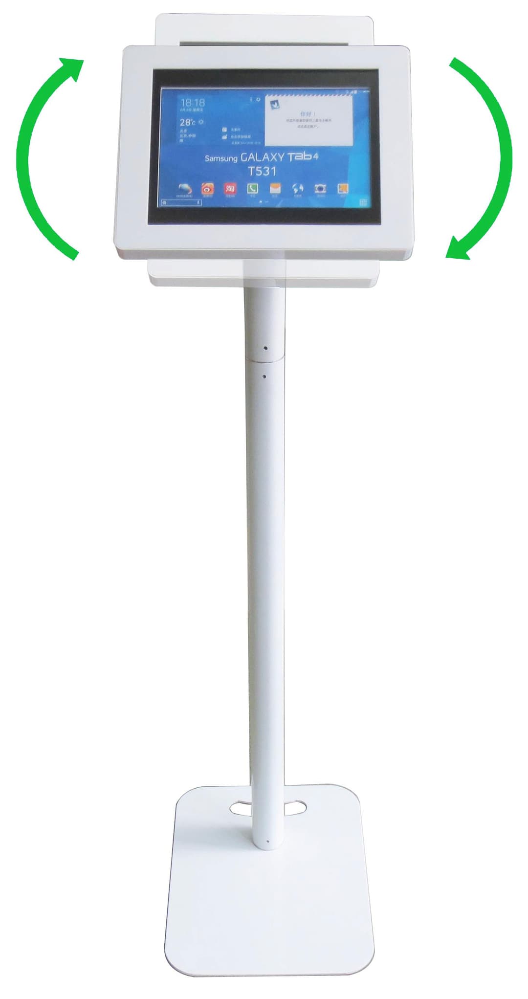 Tablet Floor Stand | 2-in-1 Floor to Counter Kiosk | Displays2Go