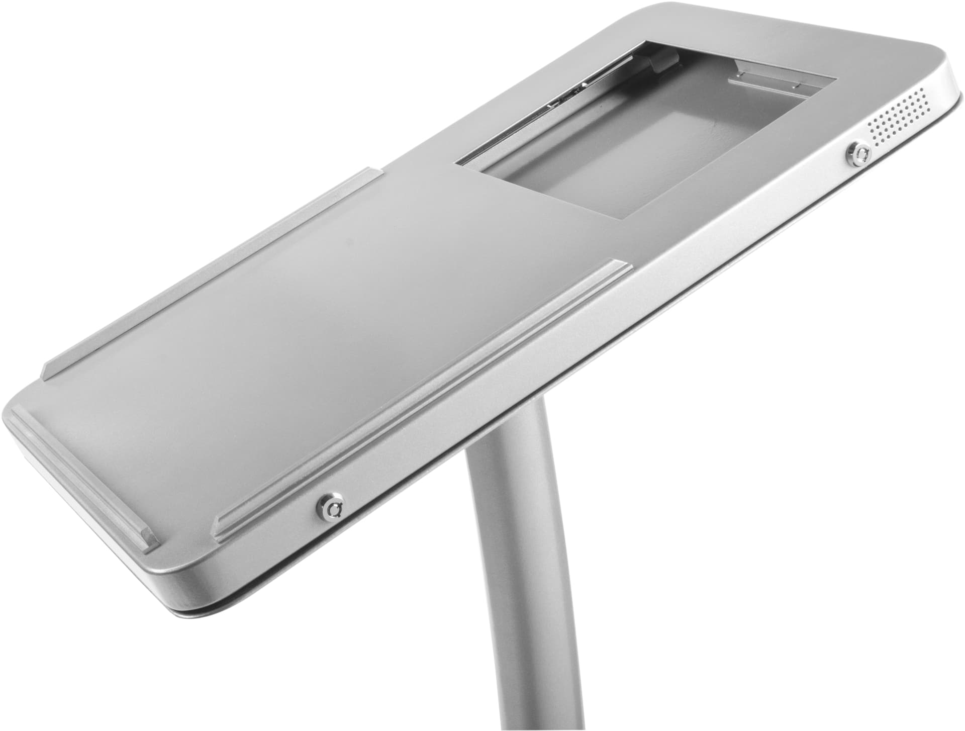 Tablet Podium | Multimedia Kiosk for Interactive Display | Displays2Go