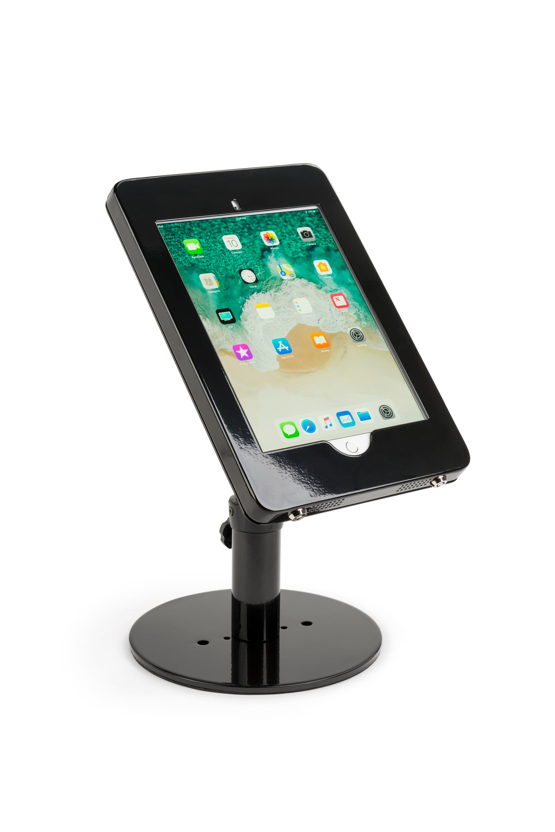 Countertop iPad Pro Tablet Stand | Adjustable Height, Black | Displays2Go