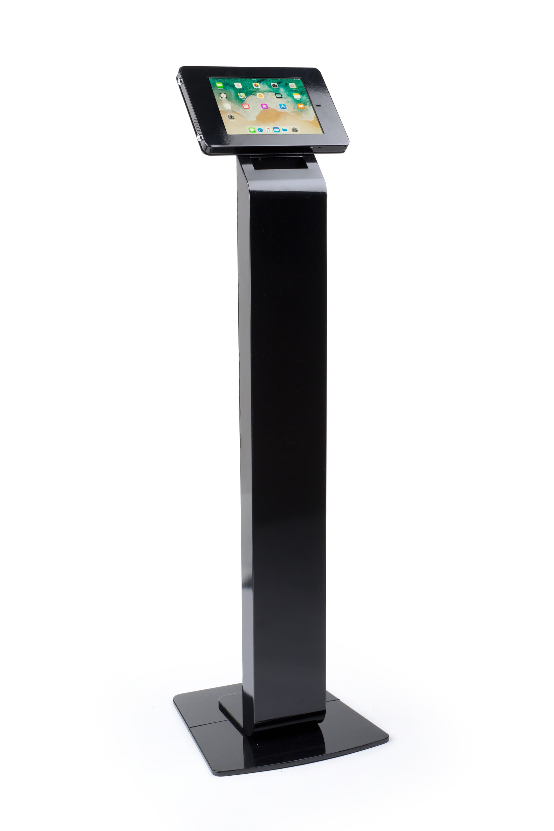 Pillar Base iPad Pro Stand | Aluminum and Steel in Gloss Black ...