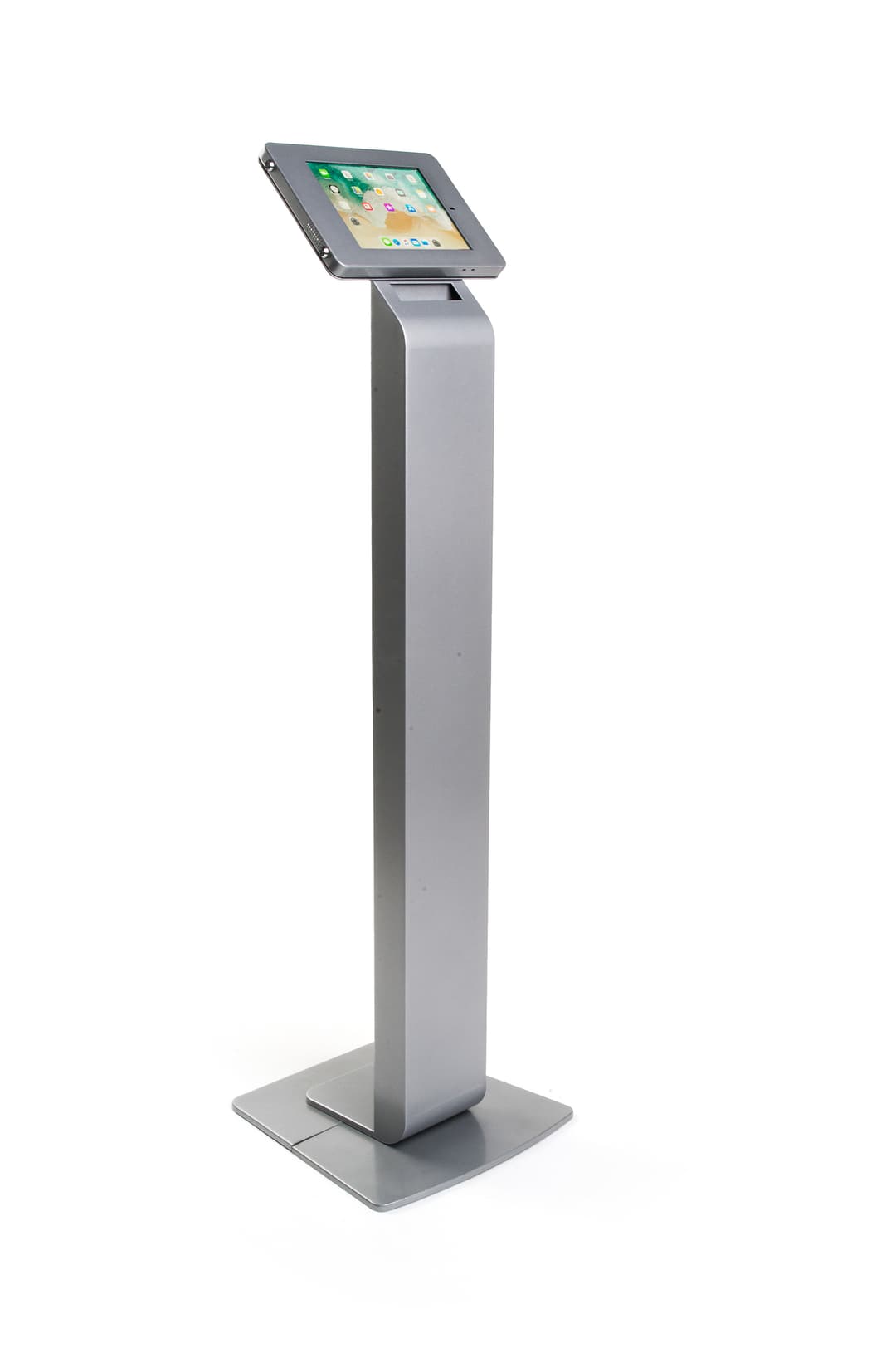 Pillar Base iPad Pro Kiosk | Aluminum w/ Steel Bottom | Displays2Go
