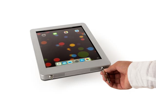 Secure iPad Wall Mount | Permanent Safe Hanging Tablet Enclosure ...