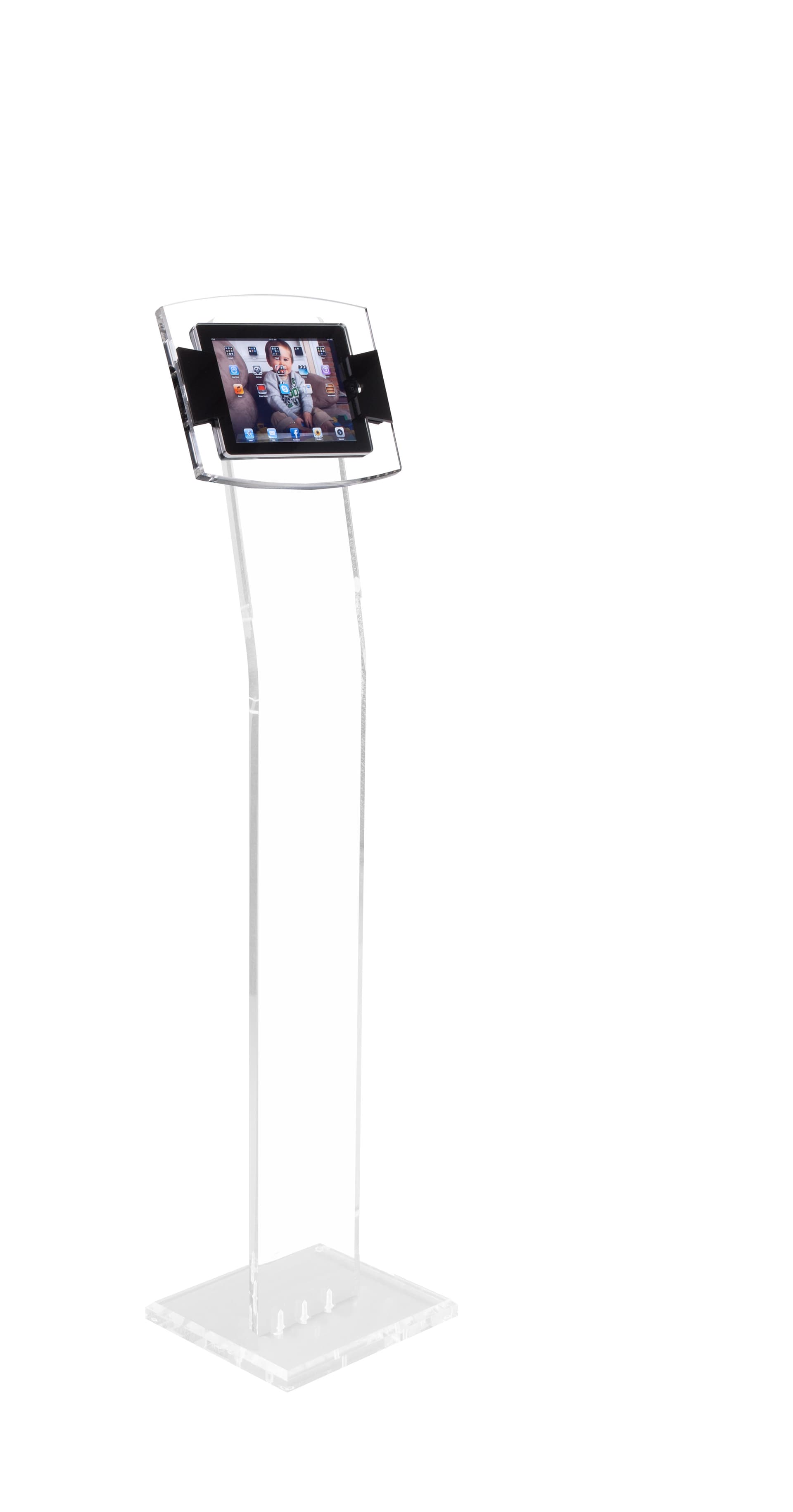 Acrylic Stand for iPad | Tall Clear Acrylic - Portrait or Landscape ...