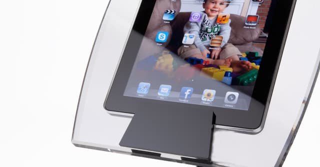 Acrylic Stand for iPad | Tall Clear Acrylic - Portrait or Landscape ...