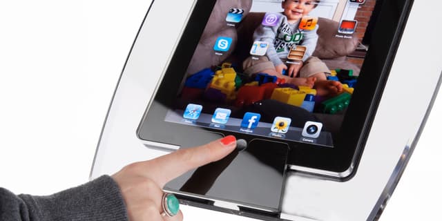 Acrylic Stand for iPad | Tall Clear Acrylic - Portrait or Landscape ...