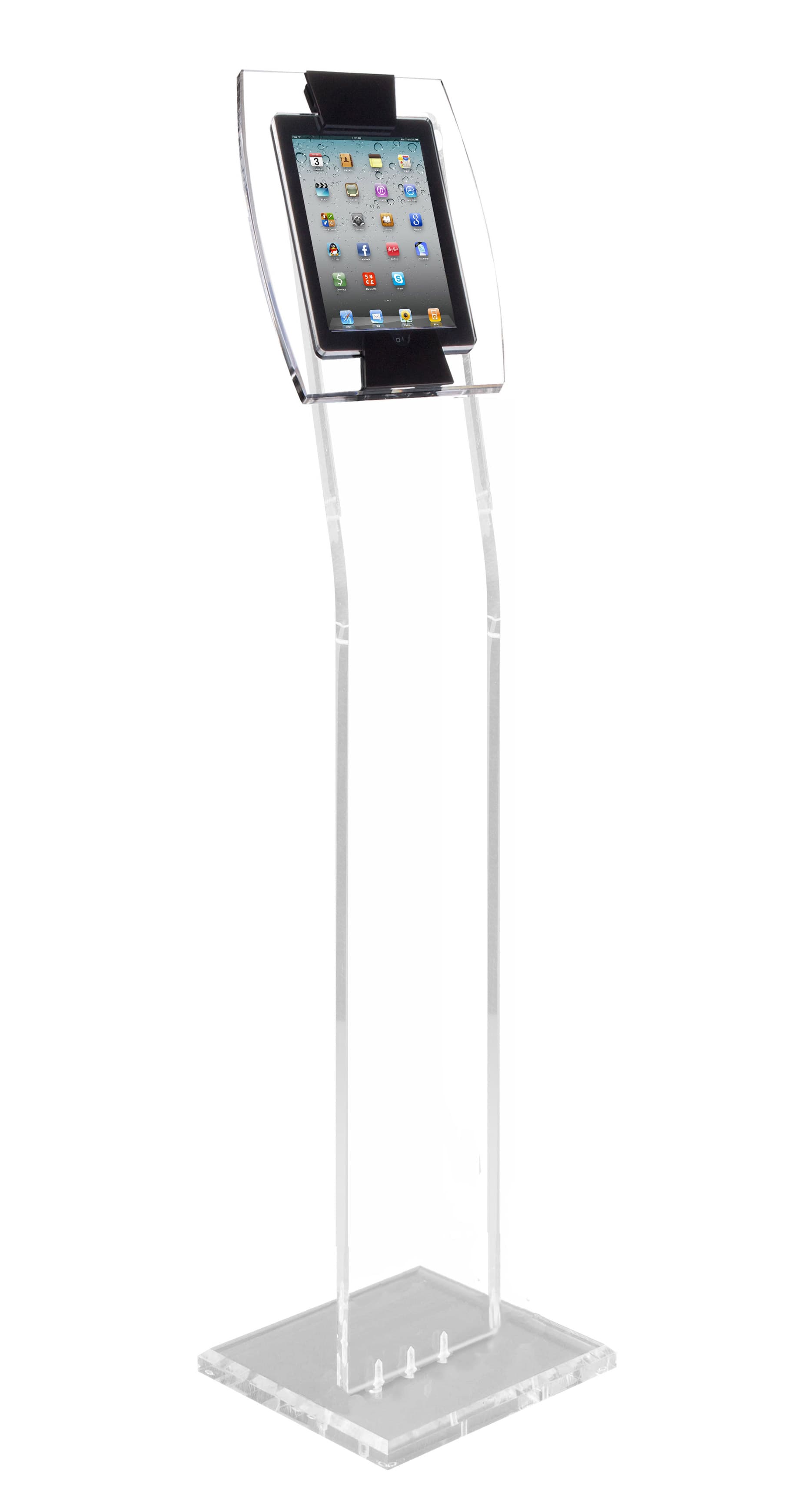 Acrylic Stand for iPad | Tall Clear Acrylic - Portrait or Landscape ...