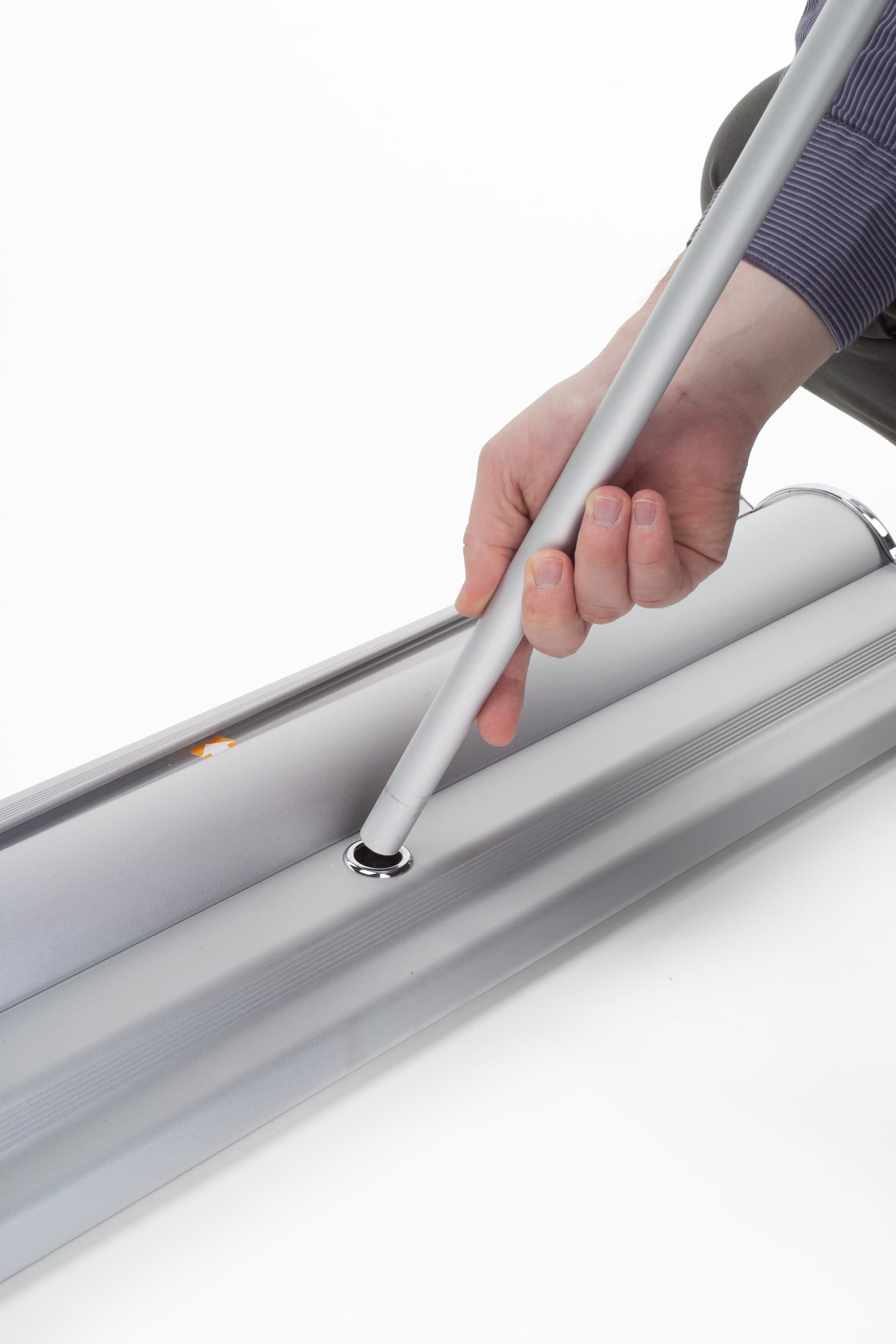 Banner Display Stand | Hook & Loop Connections for Custom Images ...