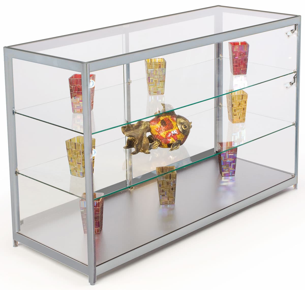 Glass Countertop Display Case | 60” Long | Displays2Go