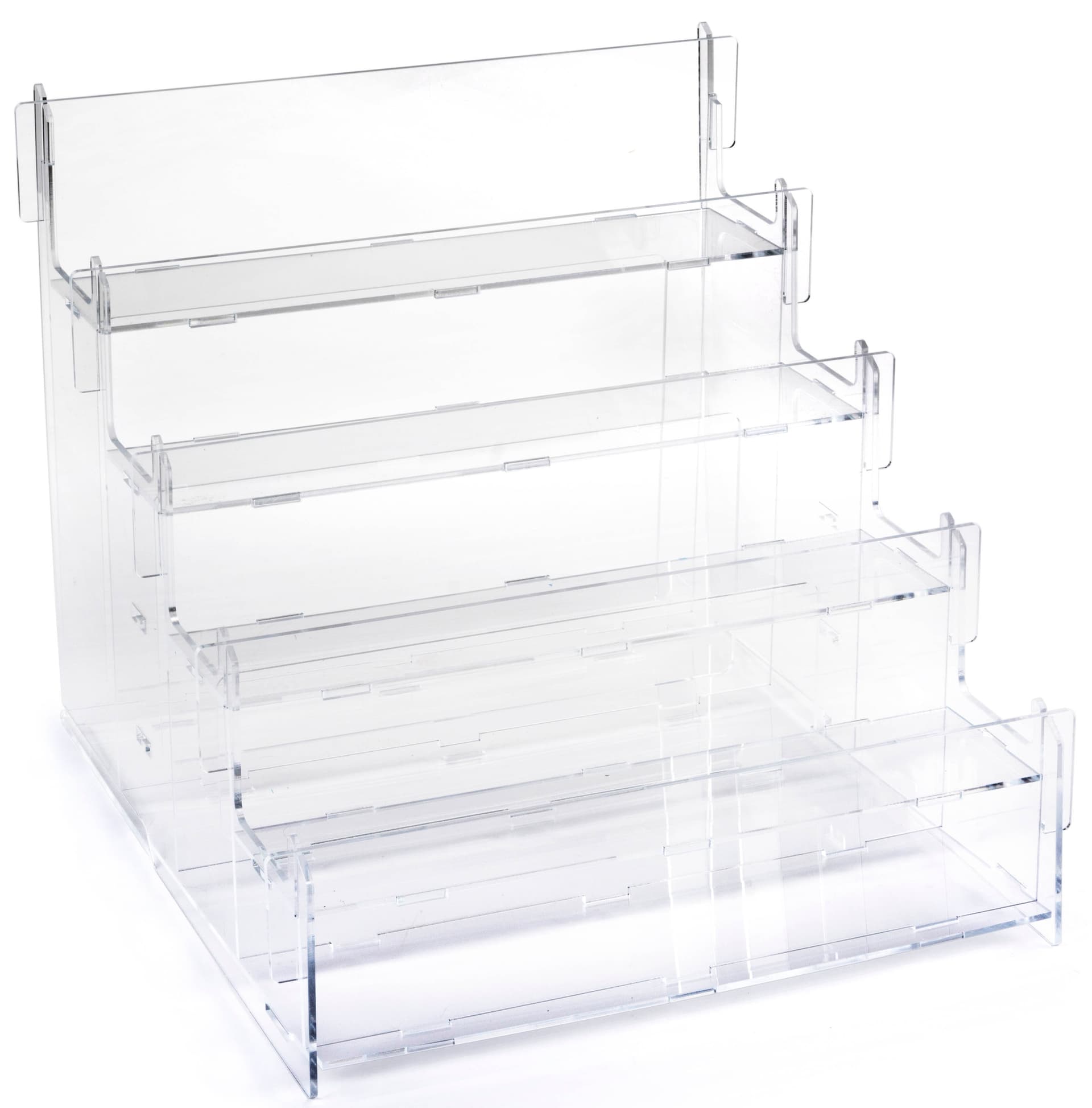 Acrylic Step Display | 4 Tiered Design | Displays2Go