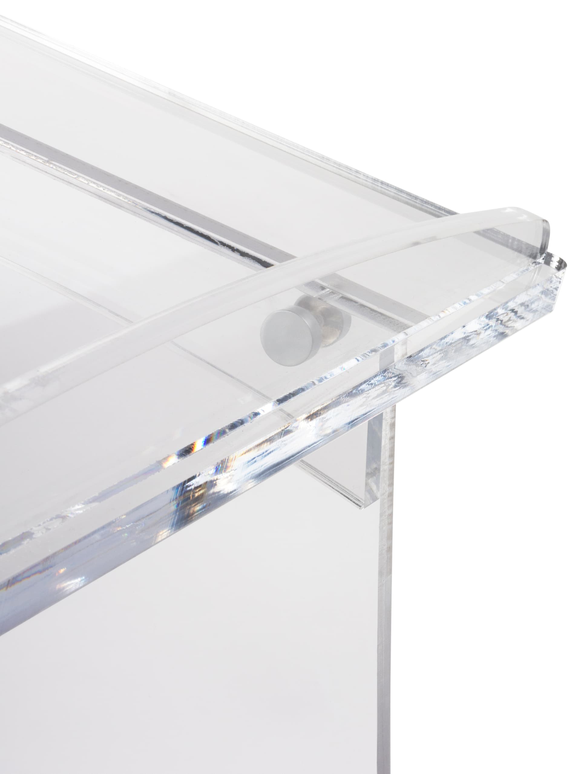 UV Modern Lectern with Custom Design | Silver Standoffs | Displays2Go