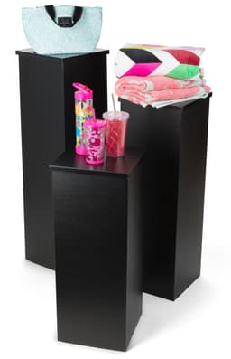 Portable Pedestal | 30” High Cardboard Stand | Displays2Go