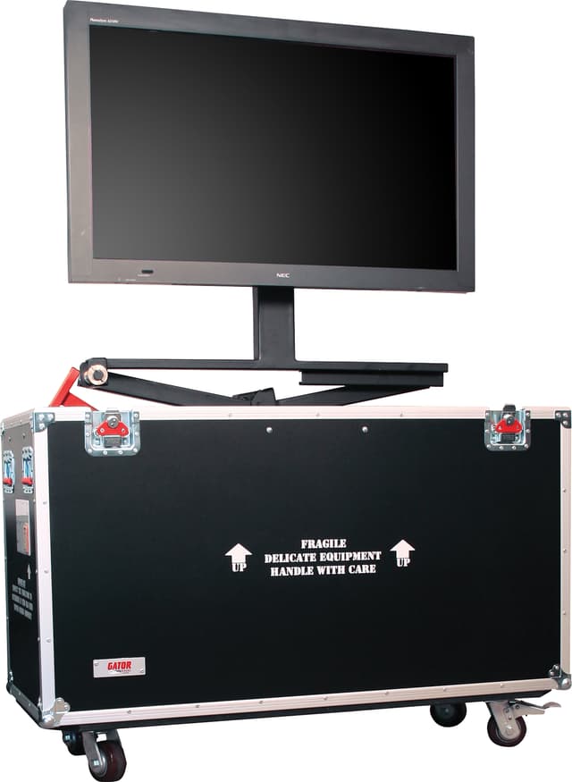 LCD Shipping Case | Hydraulic Lift w/ Universal Mounting Bracket ...