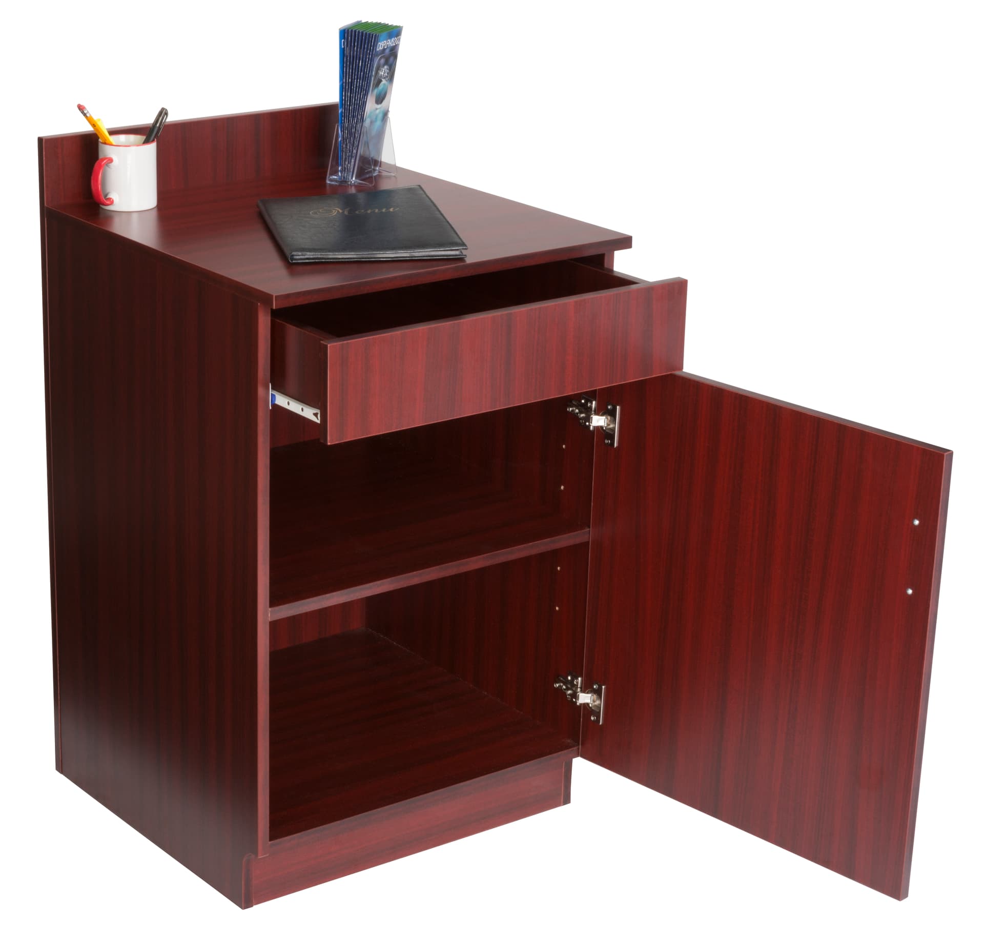 Waiter Station | Pull Out Drawer and Cabinet | Displays2Go