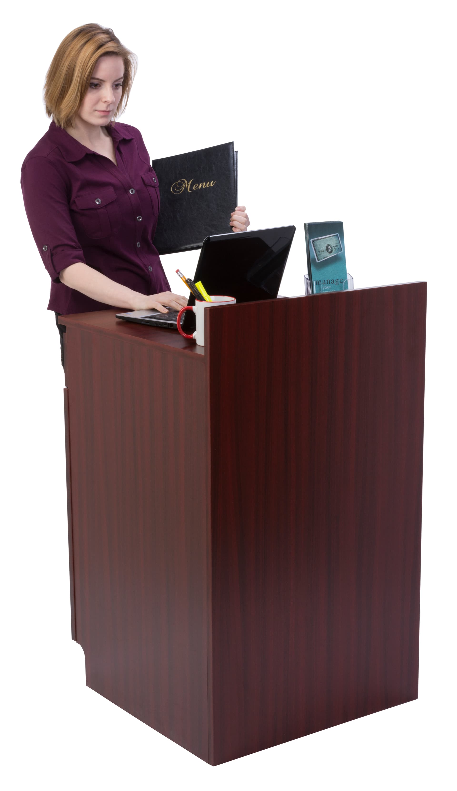 Waiter Station | Pull Out Drawer and Cabinet | Displays2Go