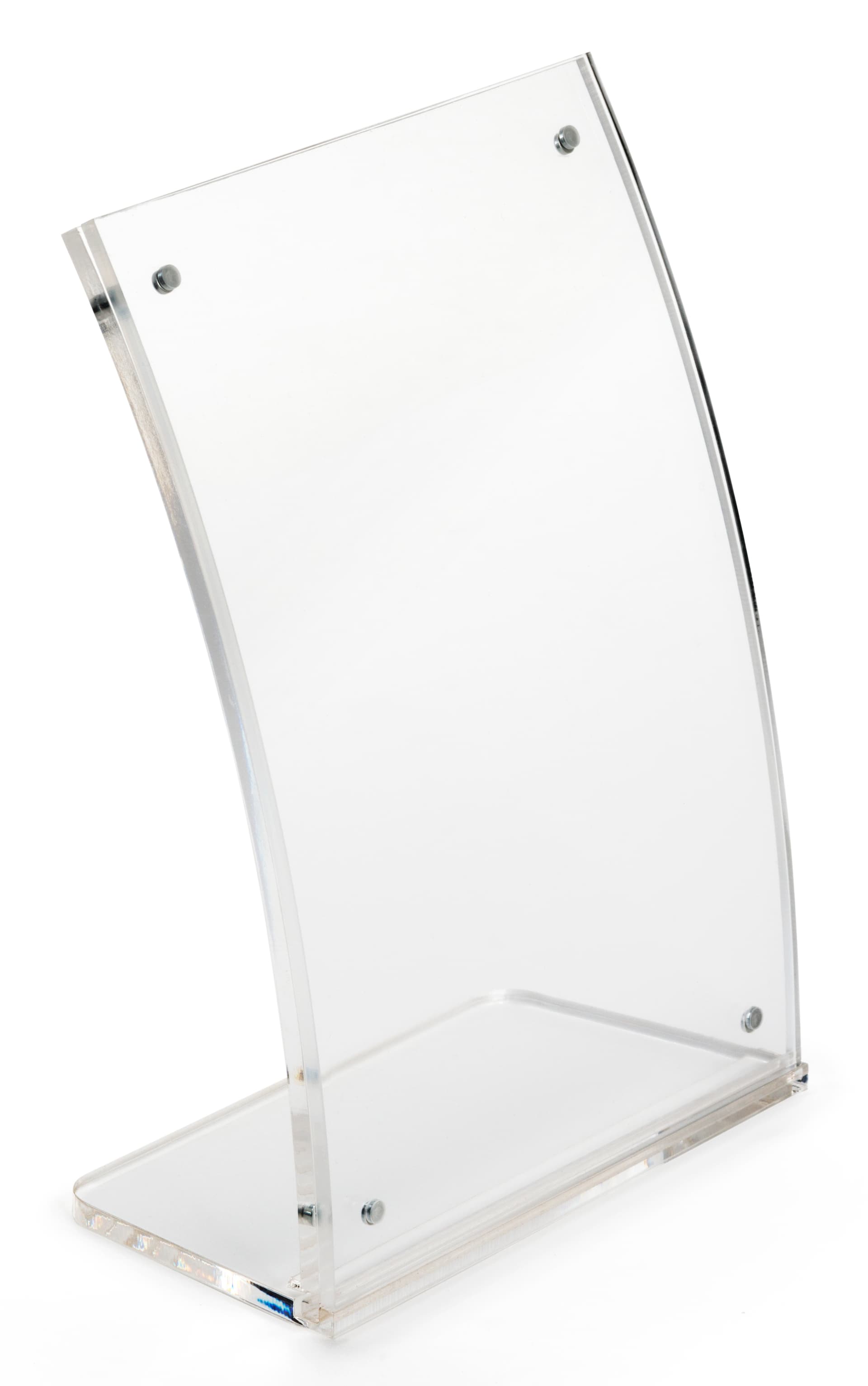 4 x 6 Curved Table Display | Removable Front Panel | Displays2Go
