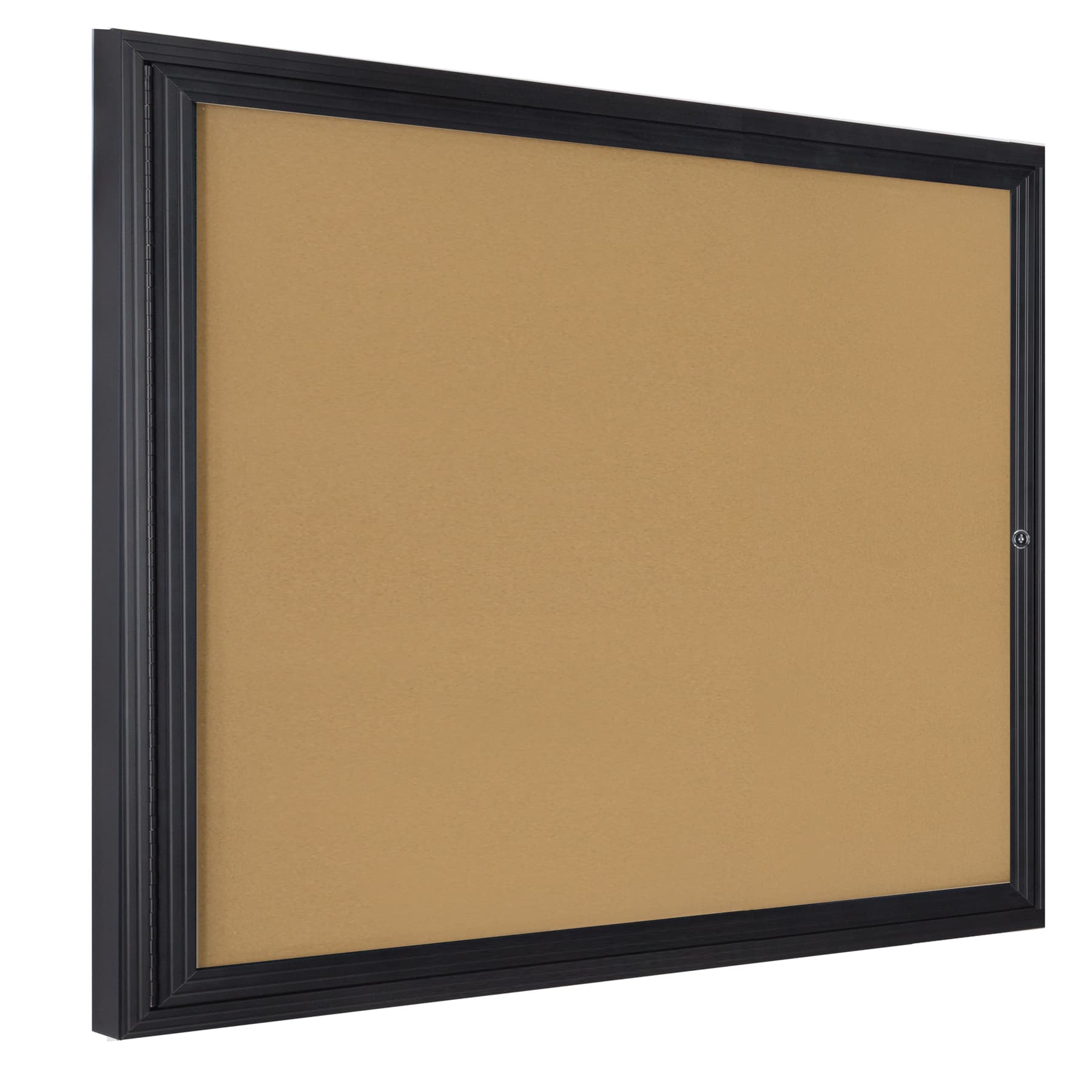 Cork Tackboard - 3' x 3' w/ Black Frame | Displays2Go