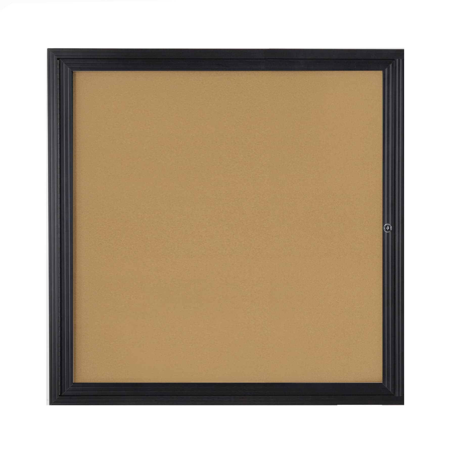 Cork Tackboard - 3' x 3' w/ Black Frame | Displays2Go