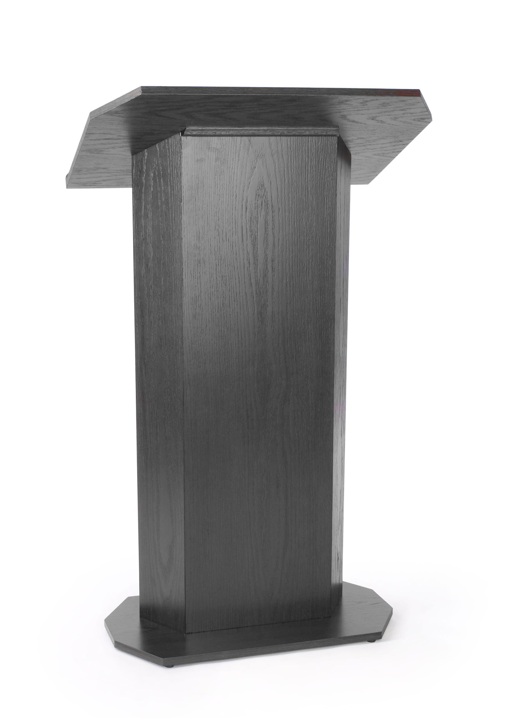 Mobile Presentation Lectern - Black | Displays2Go
