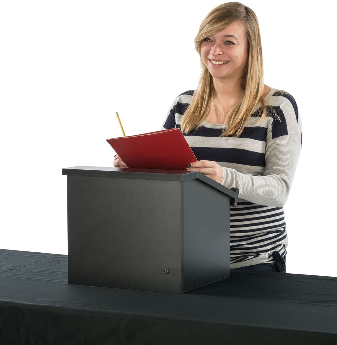 Collapsible Countertop Lectern | Portable with Handle | Displays2Go