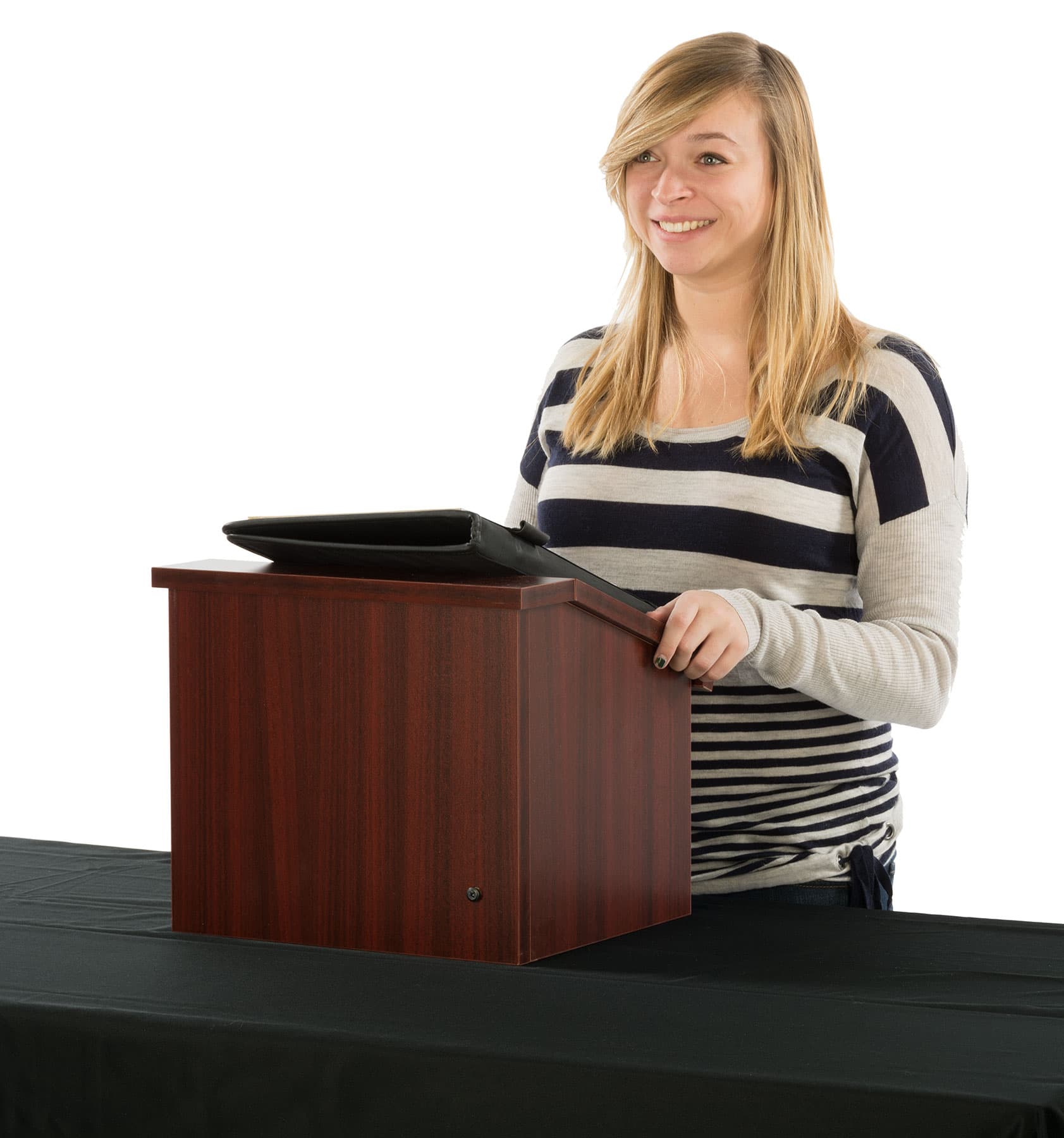 Collapsible Countertop Podium | Folds Down to 5"h | Displays2Go