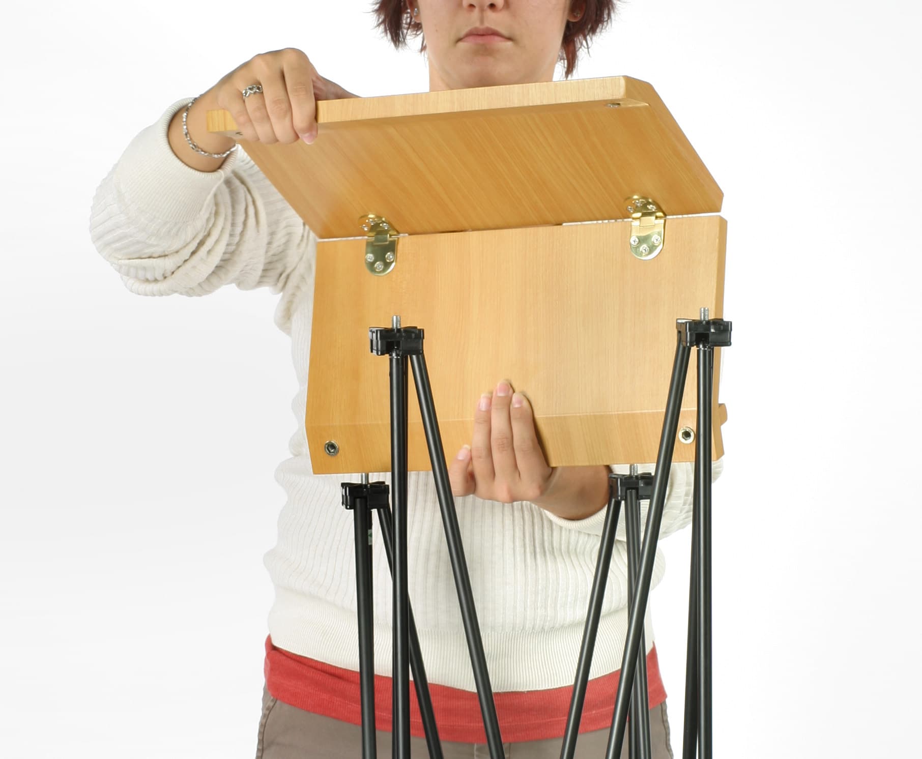 Portable Lectern - Natural Finish, Lightweight | Displays2Go