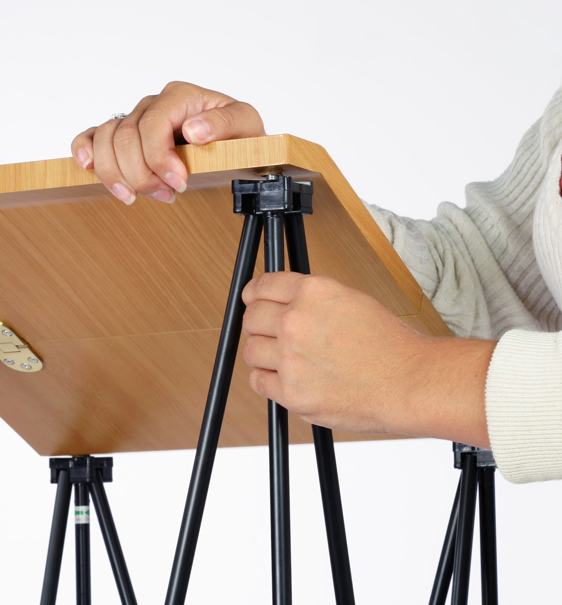 Portable Lectern - Natural Finish, Lightweight | Displays2Go