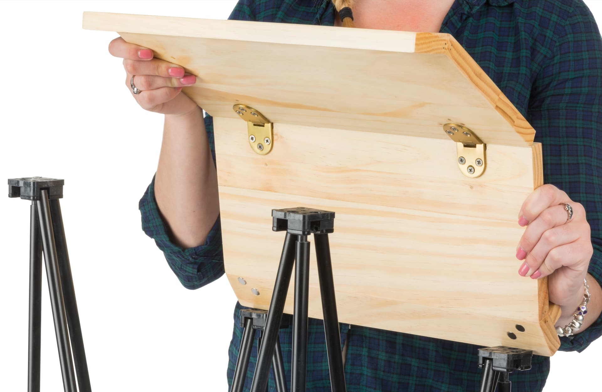 Portable Lectern | Birch Wood Finish, Lightweight | Displays2Go