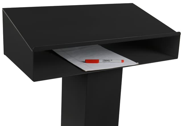 Steel Speech Stand | With Leveling Feet | Displays2Go