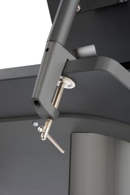 iPad Rostrum | Black Truss Lectern with Clamping Tablet Enclosure ...