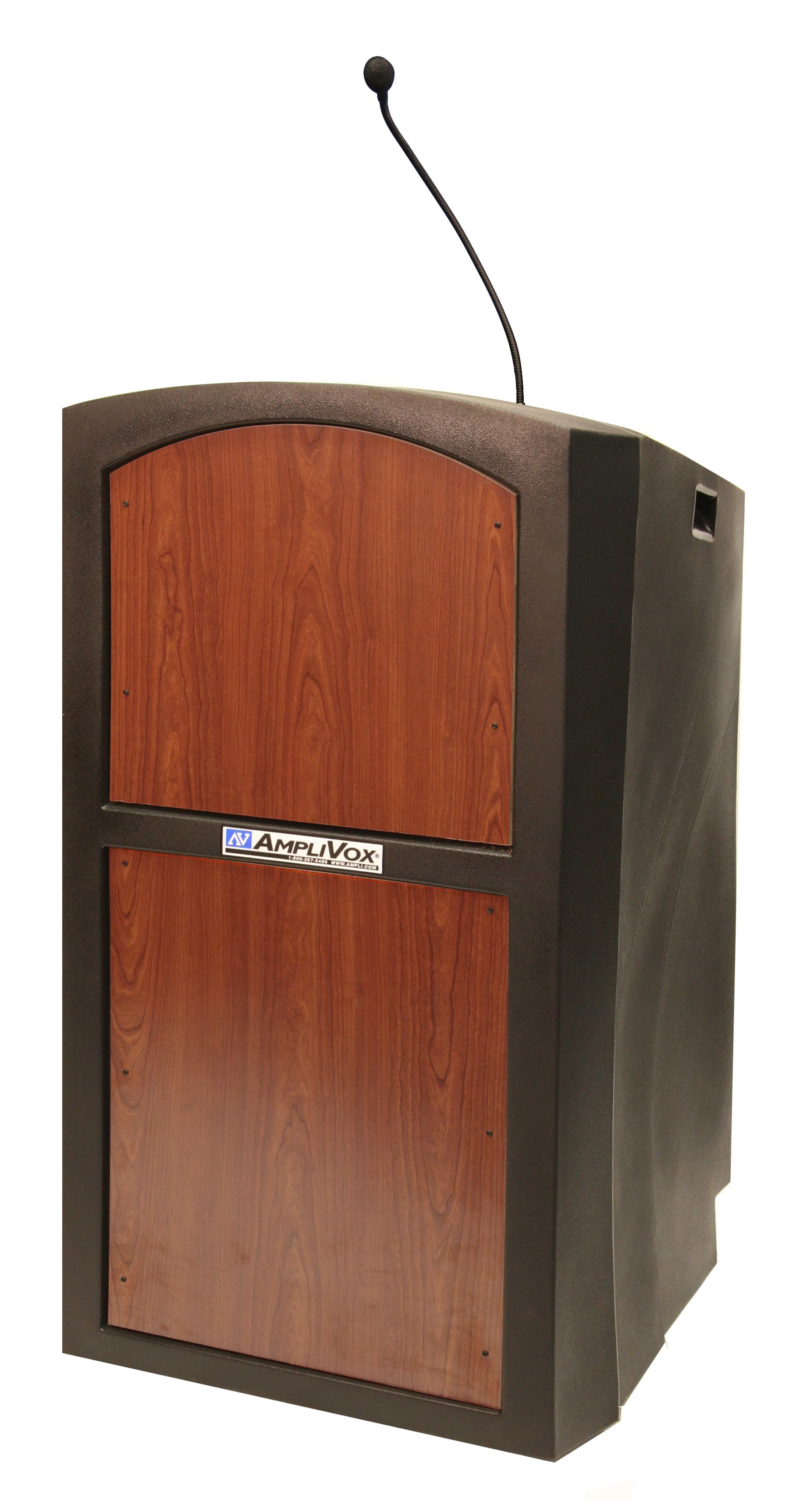 Podium with Microphone Holder | Gooseneck Adjustability | Displays2Go