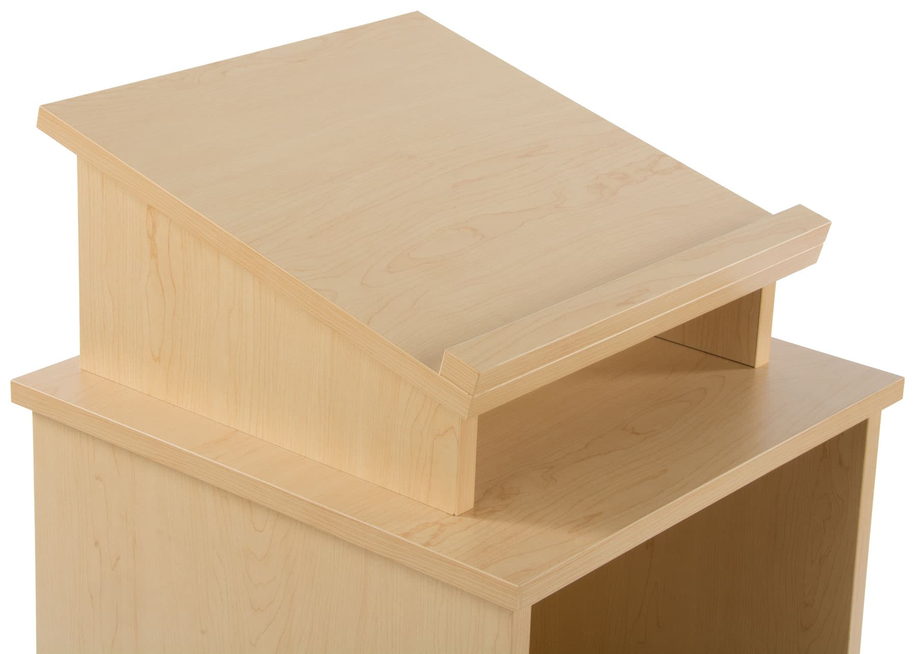 Rolling Lectern | Has an Elevated Reading Surface | Displays2Go