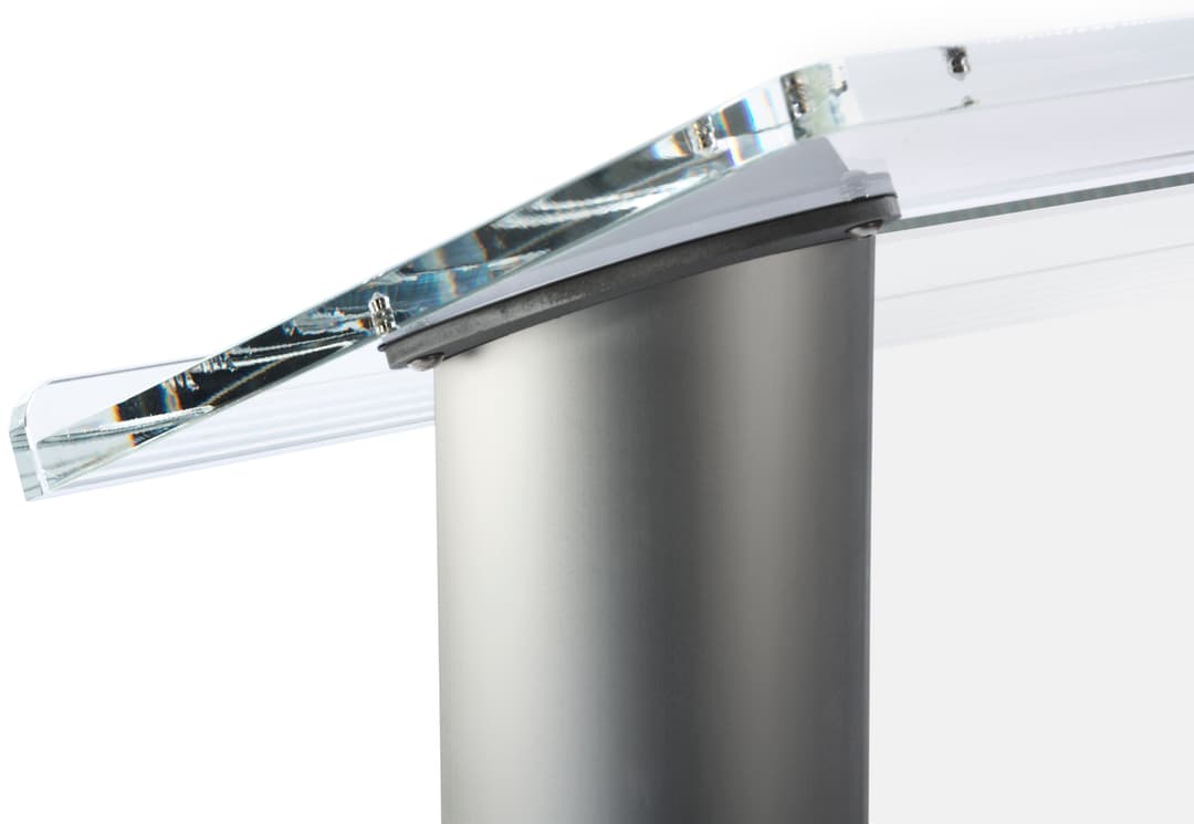 Recycled Plastic Lectern with Multi-Color Imprint | 2 Color Logo ...