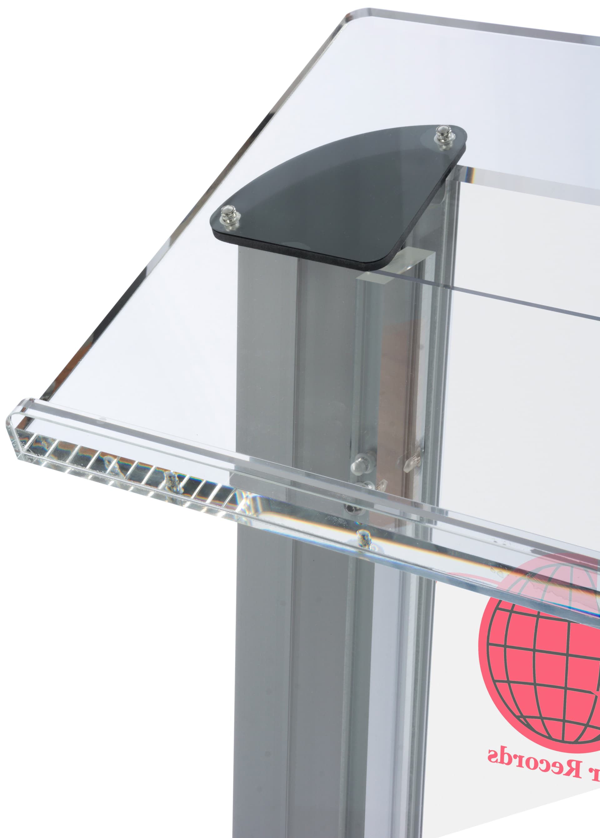 Recycled Plastic Lectern with Multi-Color Imprint | 2 Color Logo ...