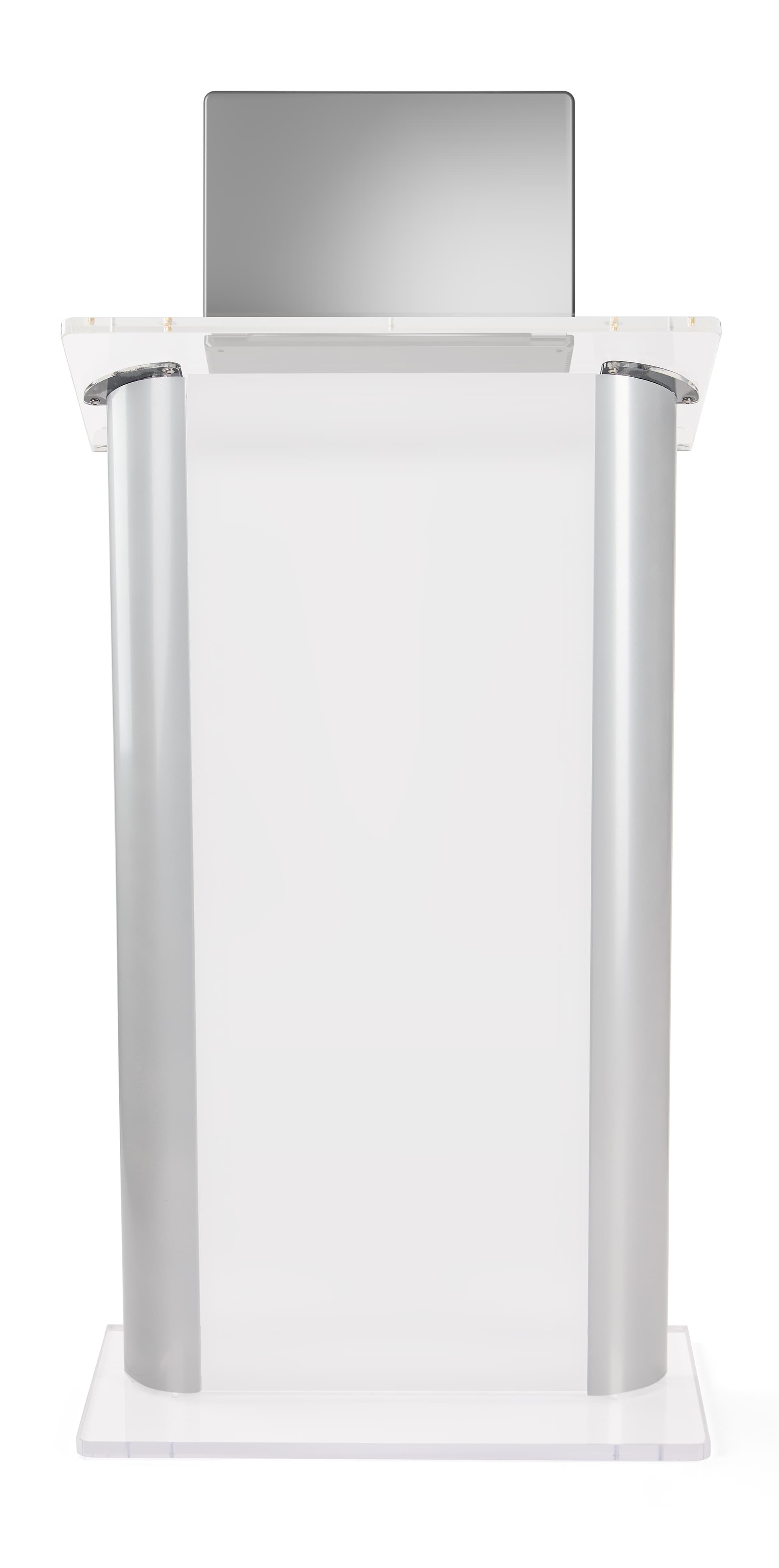 Recycled Plastic Lectern | Frosted Modesty Panel | Displays2Go
