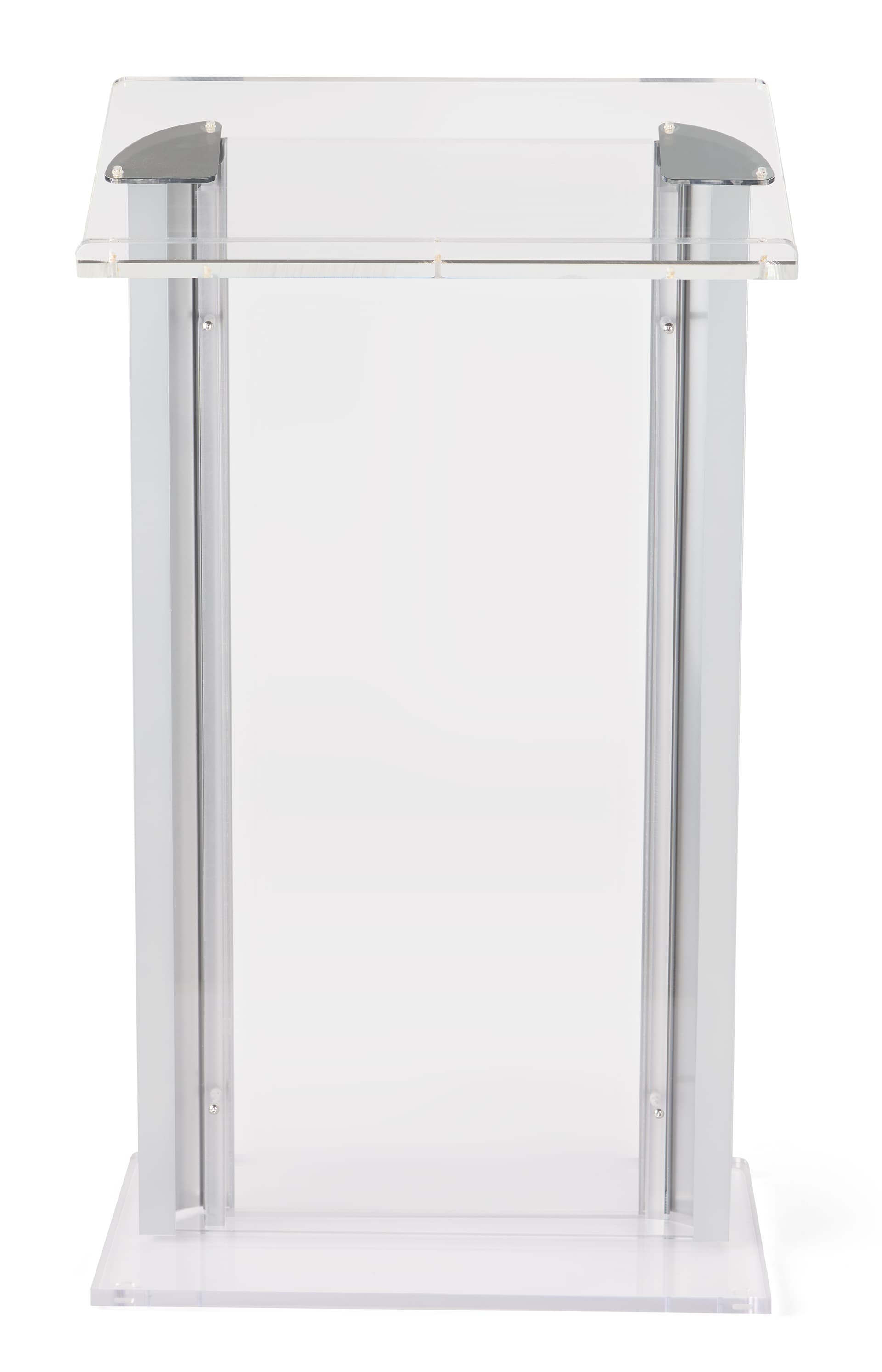 Recycled Plastic Lectern | Frosted Modesty Panel | Displays2Go