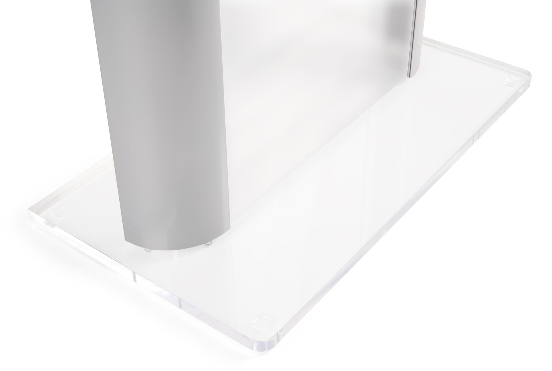 Recycled Plastic Lectern | Frosted Modesty Panel | Displays2Go