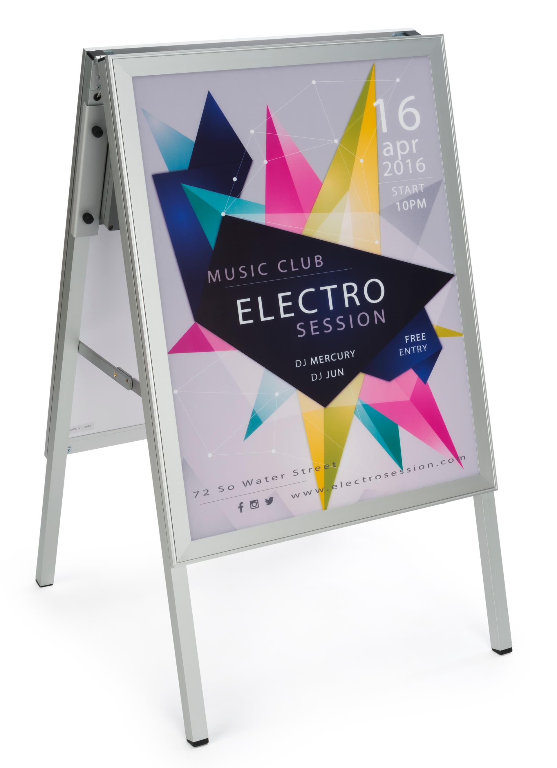 LED Sidewalk Sign | Lithium Ion Battery | Displays2Go