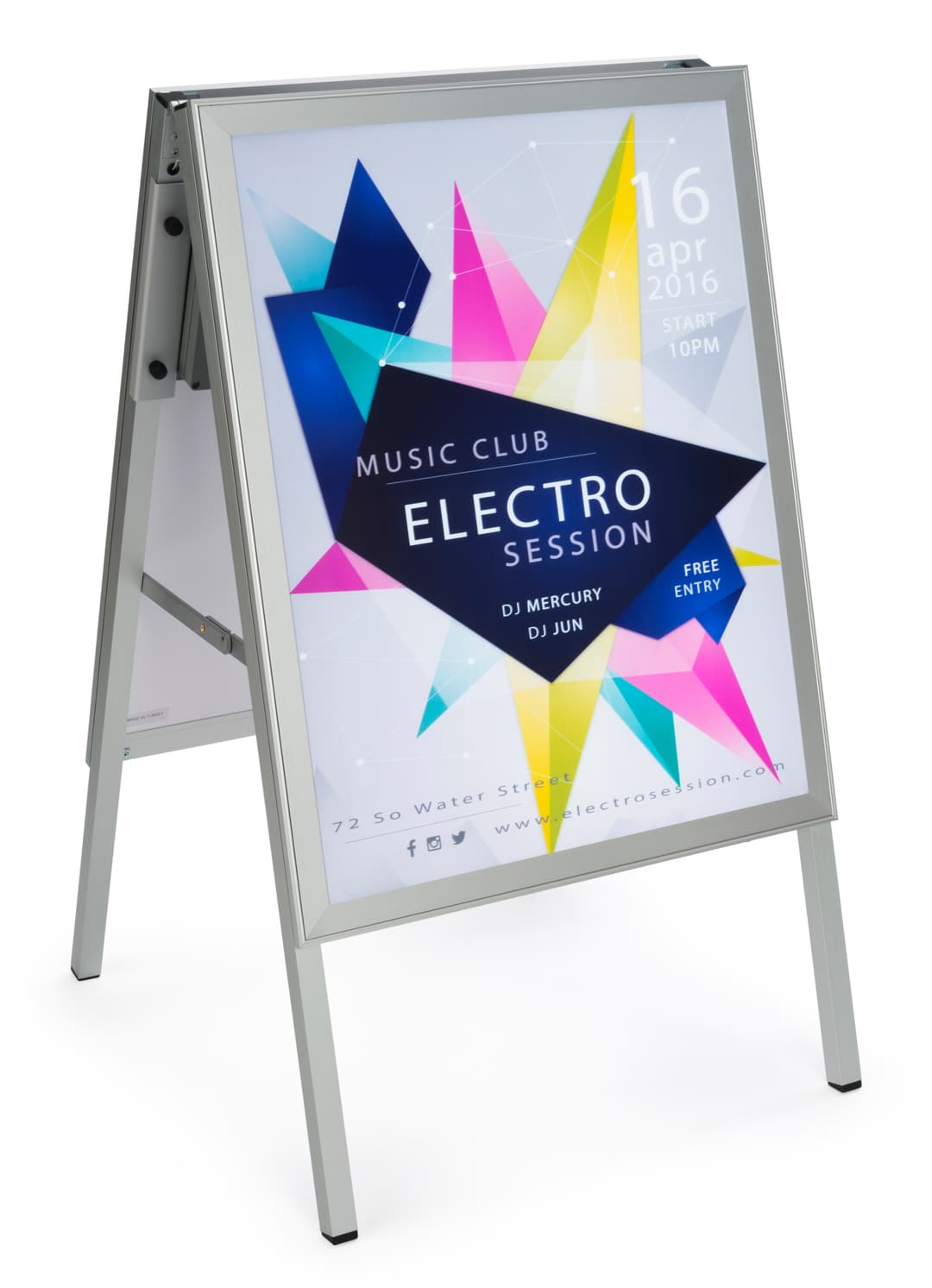 LED Sidewalk Sign | Lithium Ion Battery | Displays2Go