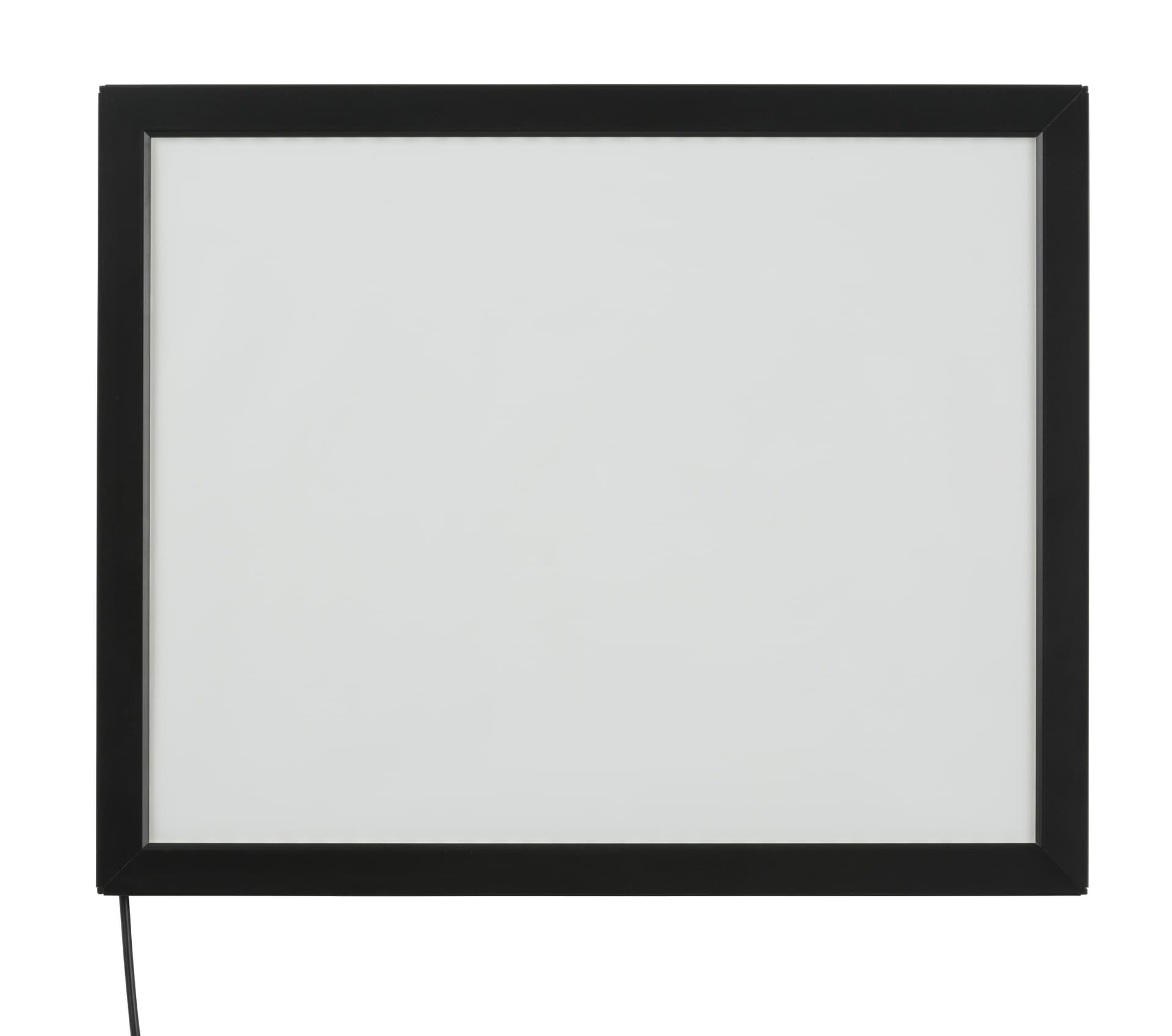Black 16” x 20” Light Box Display | Wall Mounted | Displays2Go