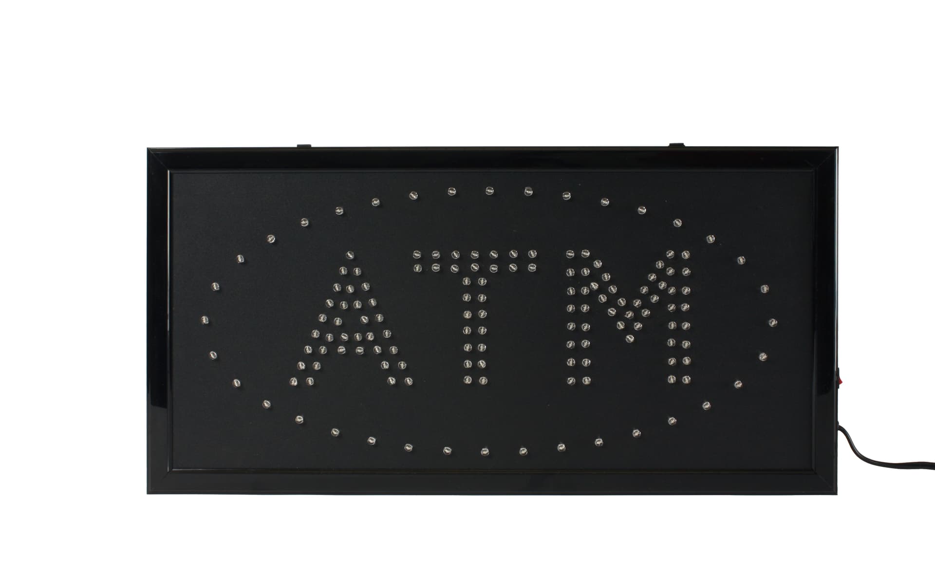 ATM LED Sign | Flashing Animation With Blue Light Up Oval | Displays2Go