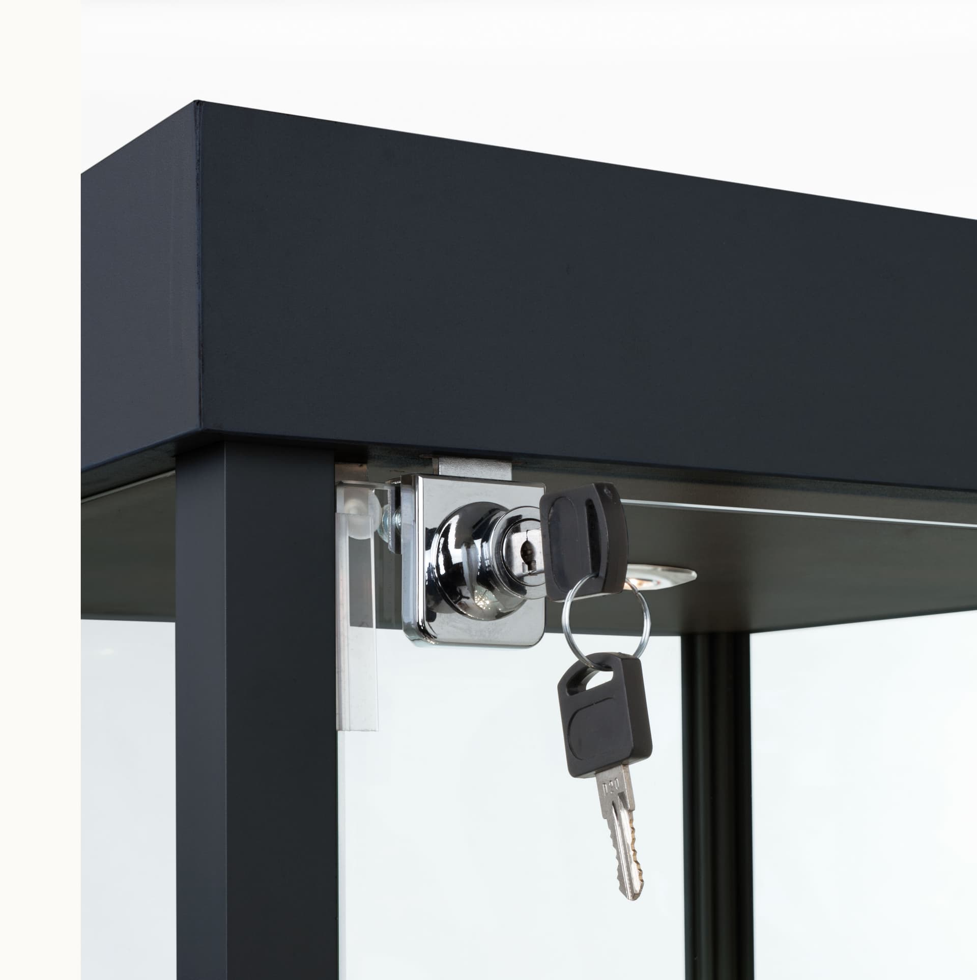 LED Tower Display Case | Fixed Glass Shelves | Displays2Go