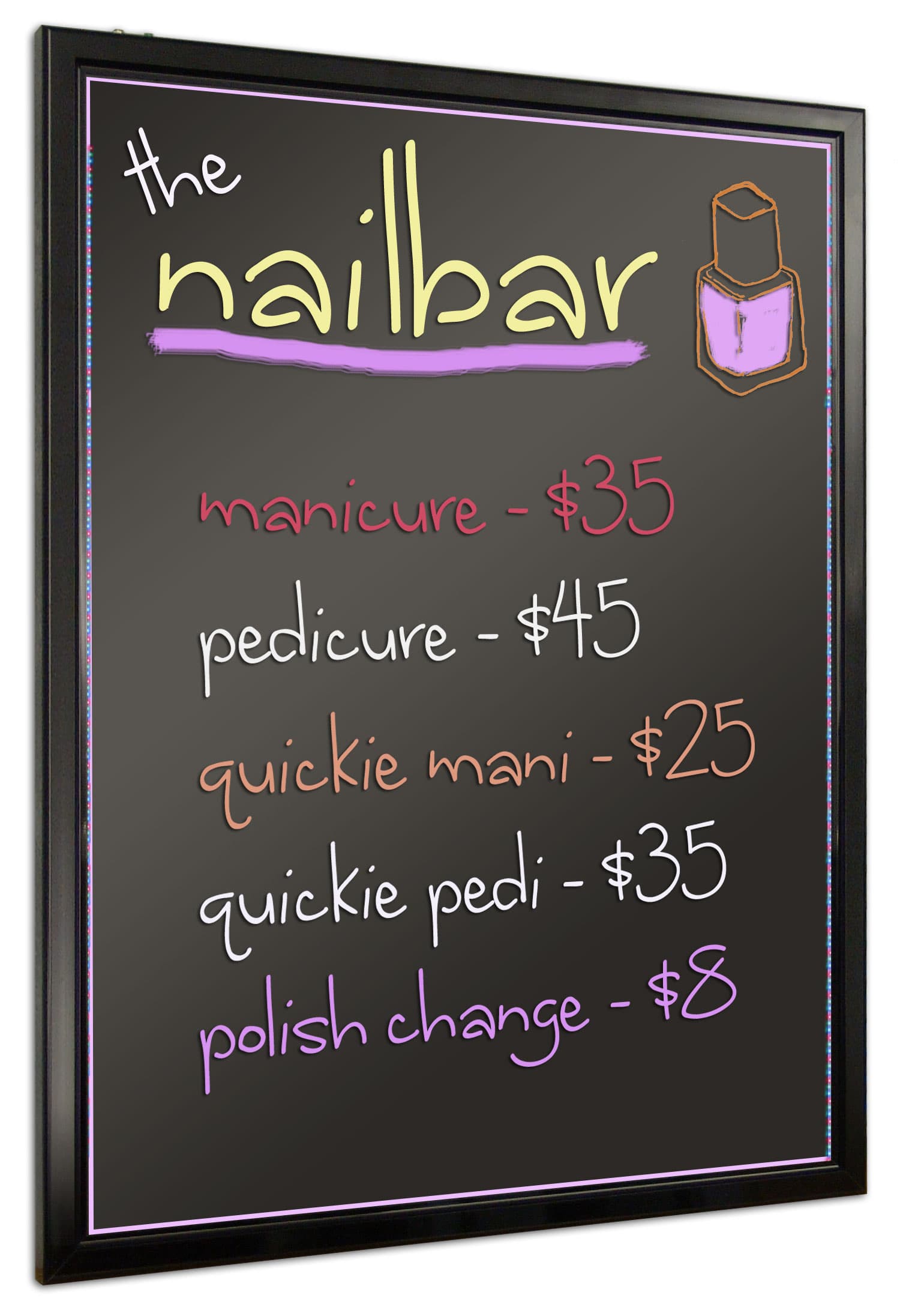 LED Writing Boards | (17) Light Animation Settings | Displays2Go