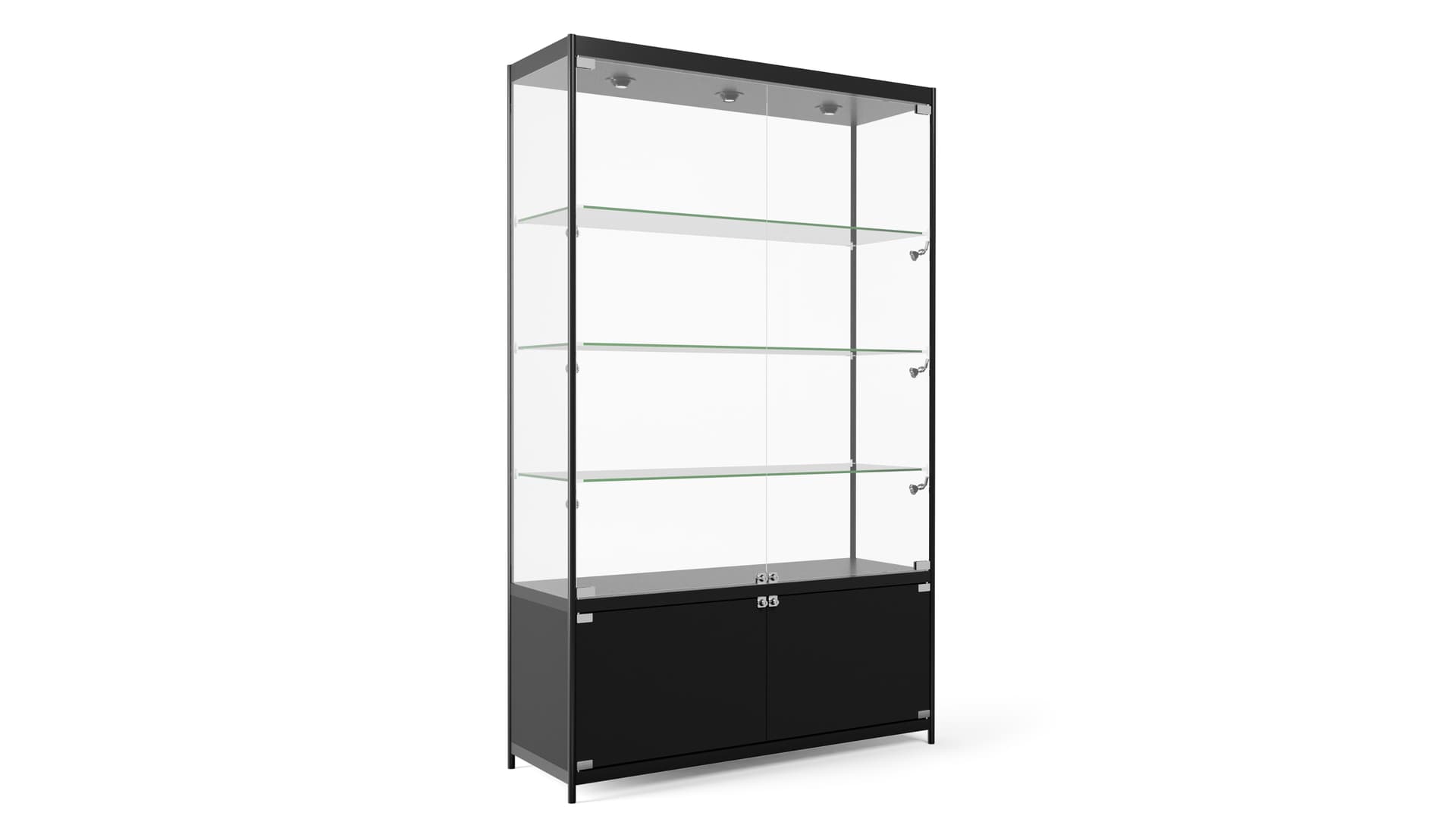 LED Retail Display Cabinet | 7 LED Lights | Displays2Go