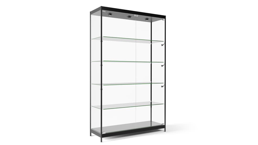 Modern LED Display Cabinet | Electrical Cord with Switch | Displays2Go