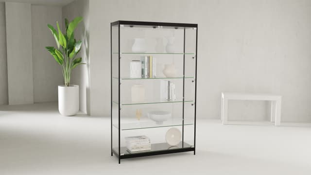 Modern LED Display Cabinet | Electrical Cord with Switch | Displays2Go