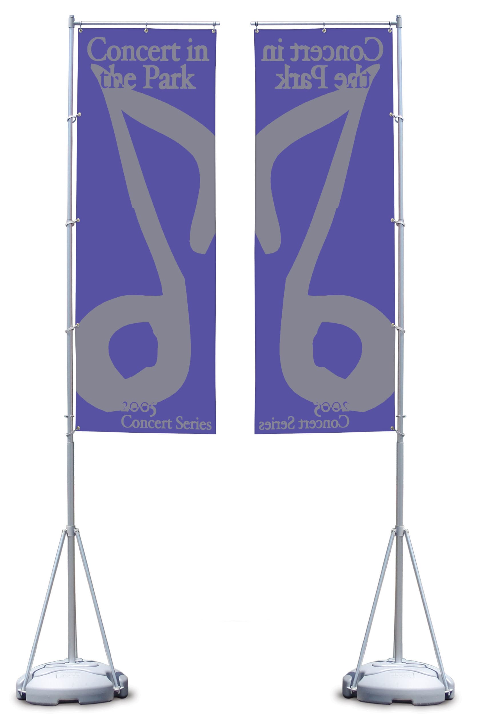 Promotion Flags | 13' Banner w/ 2 Color Custom Printing | Displays2Go