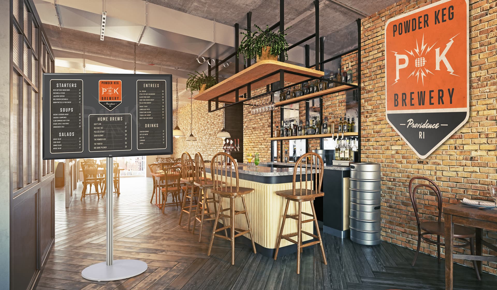 Electronic Signage Display | 43" LG UR640S Series | Displays2Go