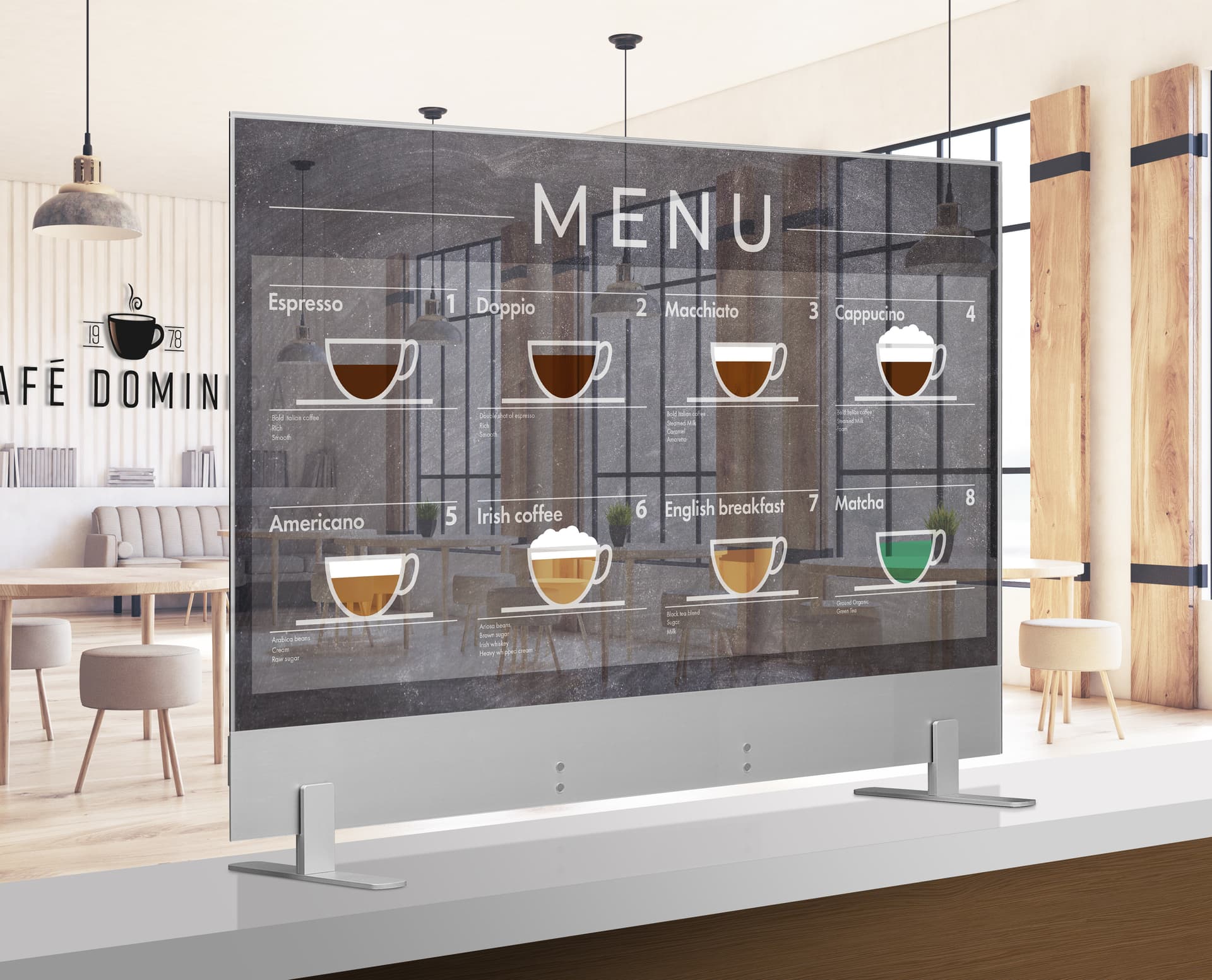 LG Transparent OLED Signage | 55" See Through Screen Display | Displays2Go